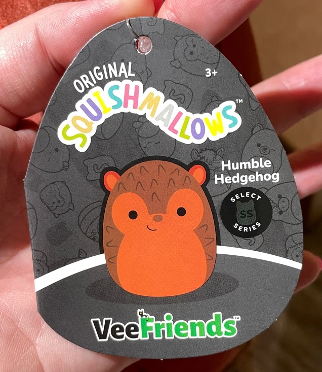 Humble Hedgehog the Hedgehog Squishmallows VeeFriends, Select Series ...