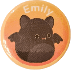 Emily (Button Pin) the Bat Squishmallows Accessories | SquadApp