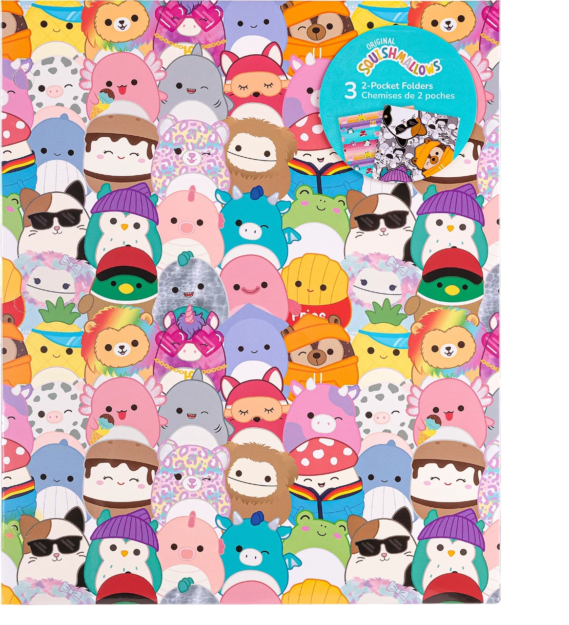 2 Pocket Folder (All Characters) the Book Squishmallows School Supplies ...
