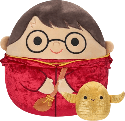 Harry Potter & Golden Snitch the Wizard Snitch Squishmallows Harry ...