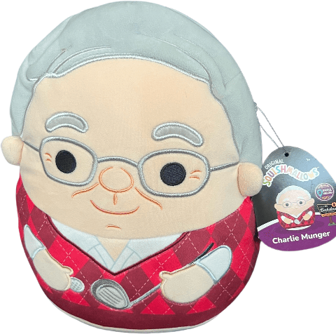 Charlie Munger (Golfing) the Human Squishmallows Berkshire Hathaway ...