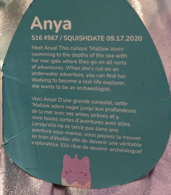Anya the Caticorn Mermaid Squishmallows Fantasy | SquadApp