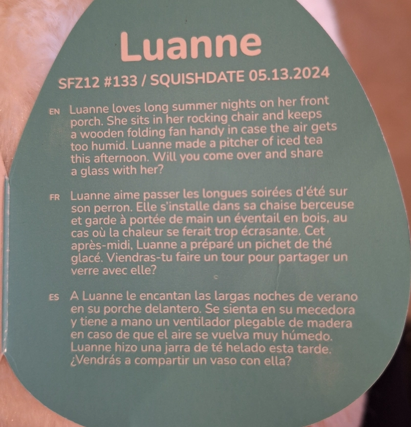 Luanne (Fuzz-A-Mallows) the Opossum Squishmallows Rare | SquadApp