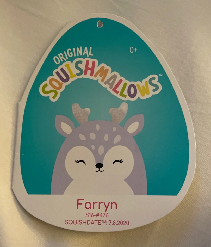 Farryn the Fawn Squishmallows Christmas,Sassy | SquadApp