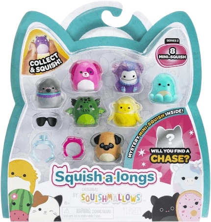 Squish-A-Longs (8-Pack w/ Sager) the Box Set Squishmallows | SquadApp