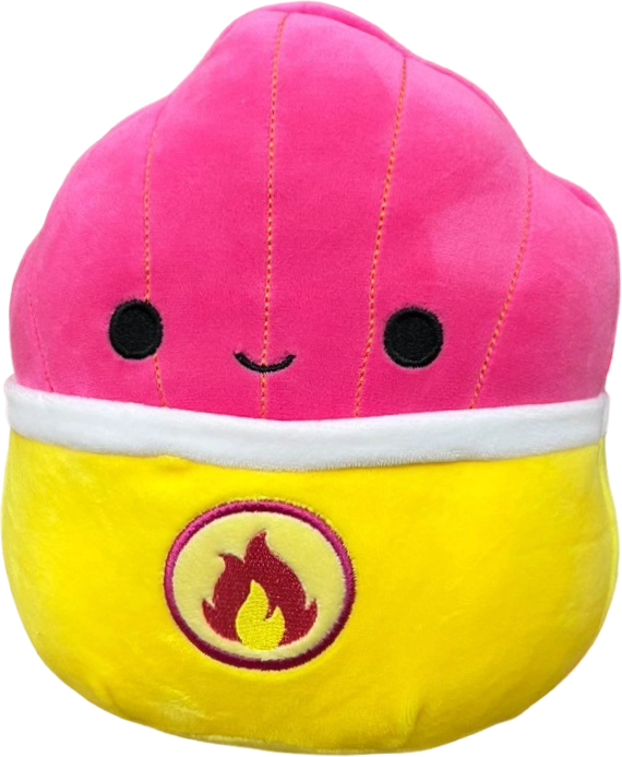 Mariska the Flamin’ Hot Fries Squishmallows Neon Food | SquadApp