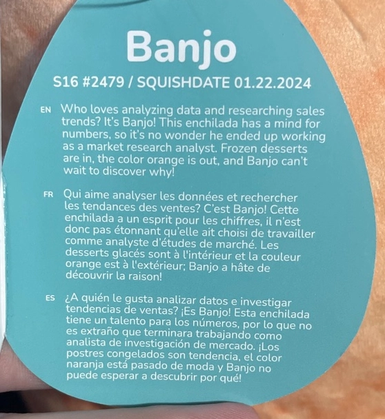 Banjo the Enchilada Squishmallows | SquadApp