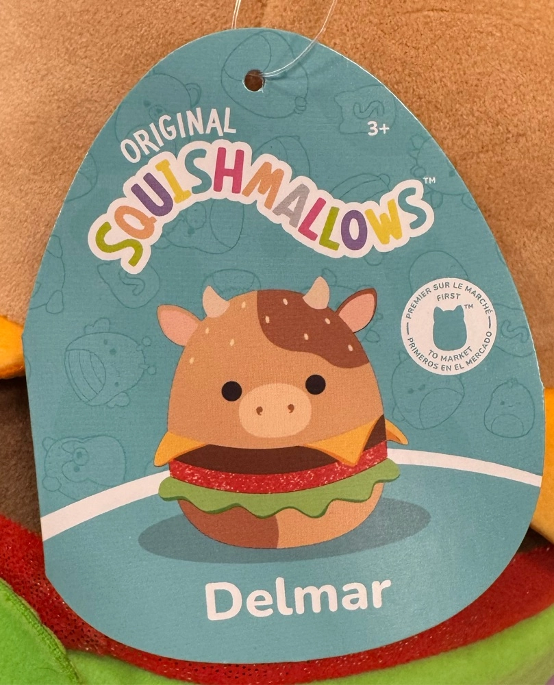 Delmar the Cow Burger Squishmallows Hybrid Burgers | SquadApp