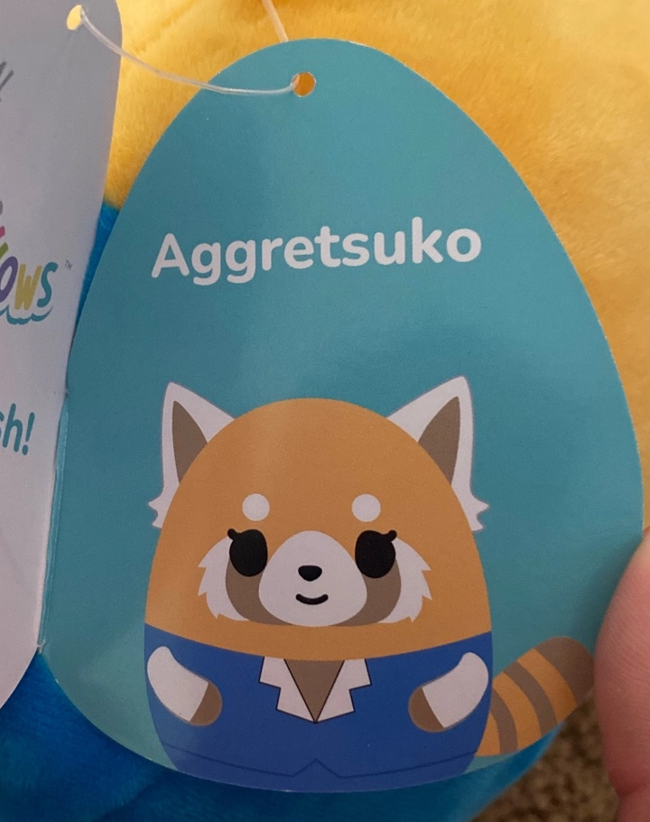 Aggretsuko (Calm) the Red Panda Squishmallows Sanrio | SquadApp