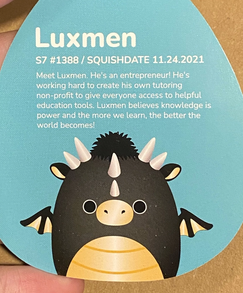 Luxmen the Dragon Squishmallows Fantasy | SquadApp