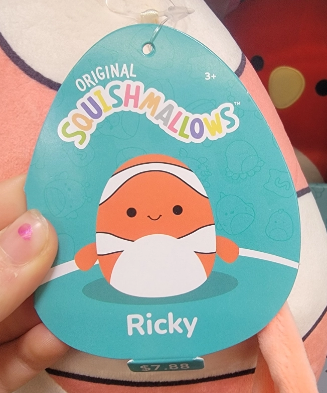 Ricky the Clownfish Squishmallows Sealife | SquadApp
