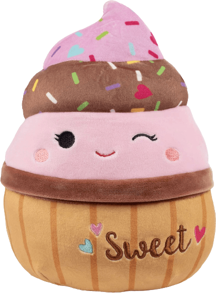 Kimmie (Winking) the Cupcake Squishmallows Valentine | SquadApp