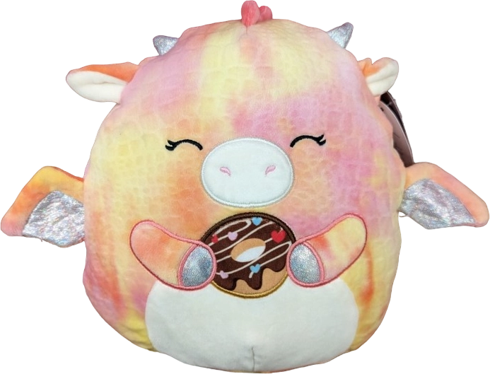 Celestina (Heart-Sprinkle Donut) the Dragon Squishmallows Valentines ...
