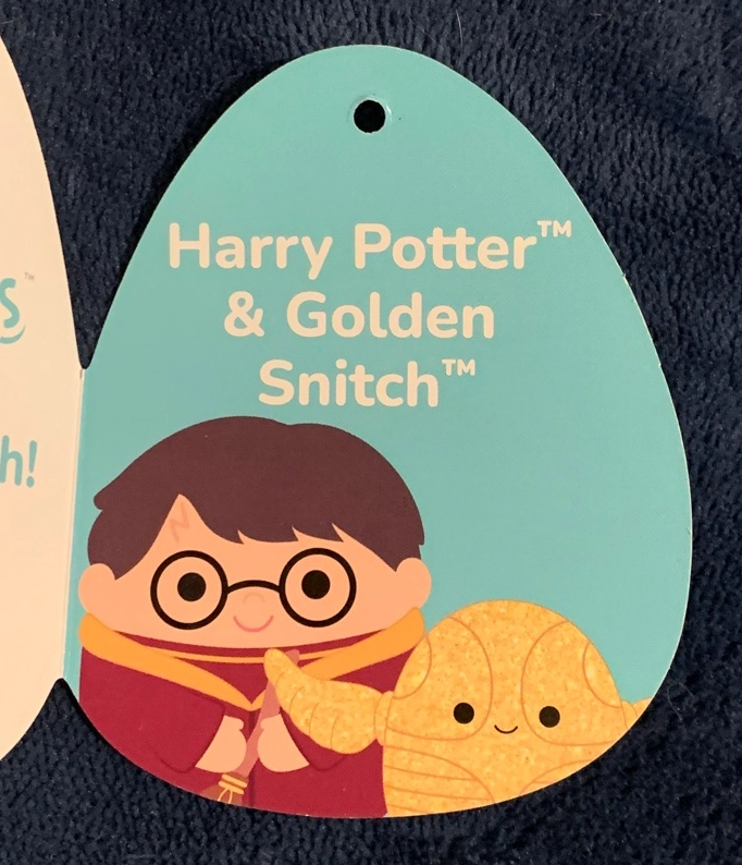 Harry Potter & Golden Snitch the Wizard Snitch Squishmallows Harry ...