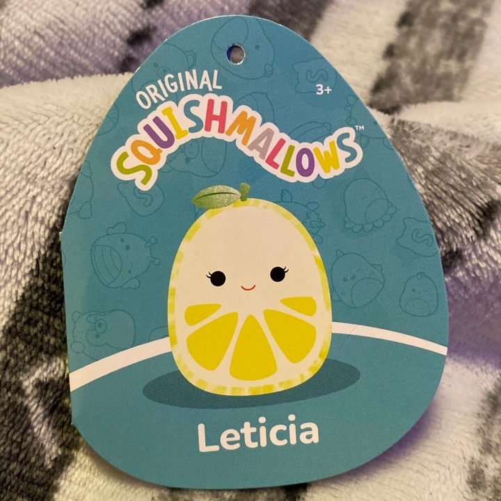 Leticia (Tie-Dye Back) the Lemon Squishmallows | SquadApp