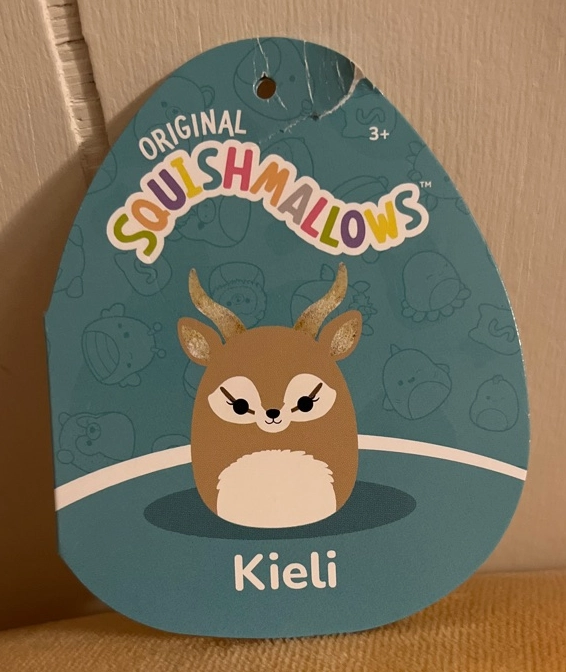 Kieli (Gold, Fuzzy Belly) the Antelope Squishmallows Wildlife | SquadApp
