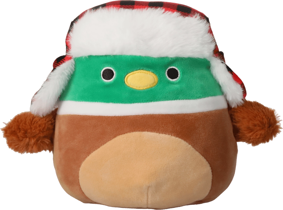 Avery (Plaid Winter Hat) the Duck Squishmallows Holiday 2022,Winter ...