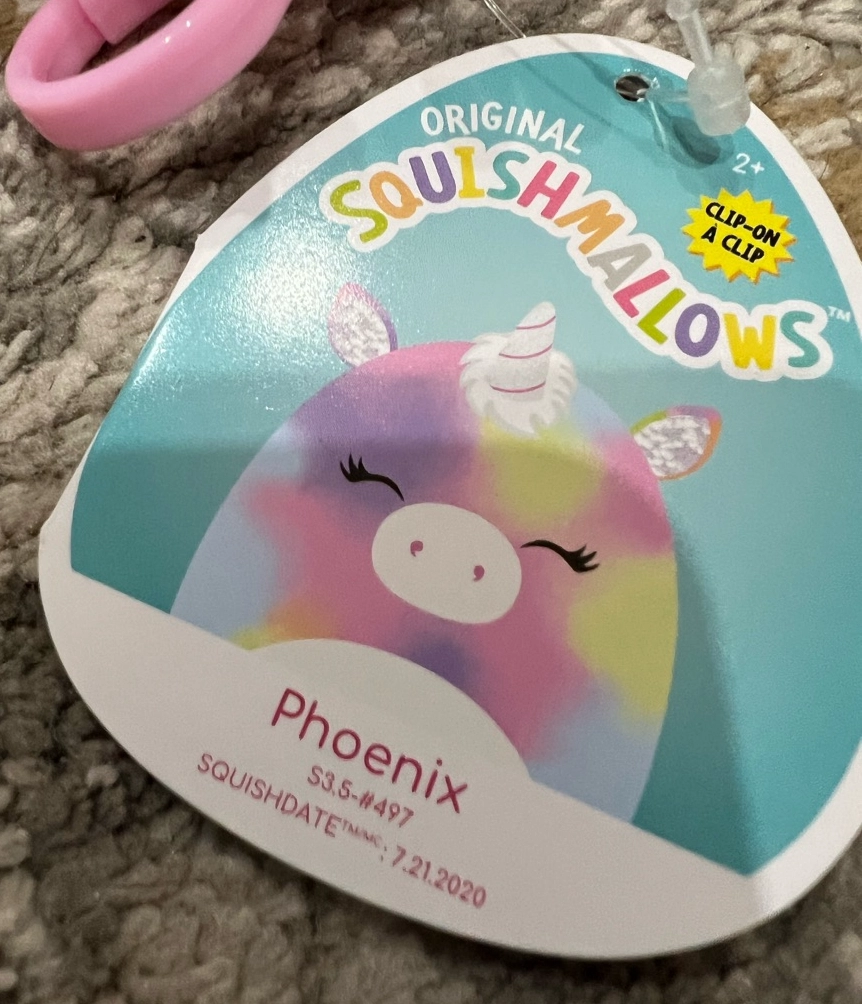 Phoenix the Unicorn Squishmallows Over the Rainbow | SquadApp