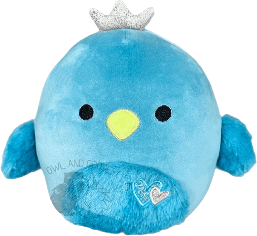 Fernanda (Hearts, Fuzzy Belly) the Blue Bird Squishmallows Valentines ...