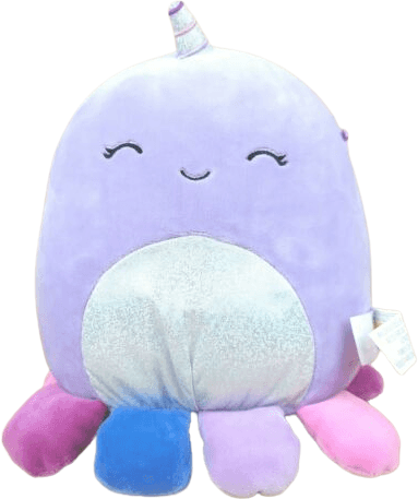 Davina (Purple, Silver Belly) the Octocorn Squishmallows Mystery | SquadApp