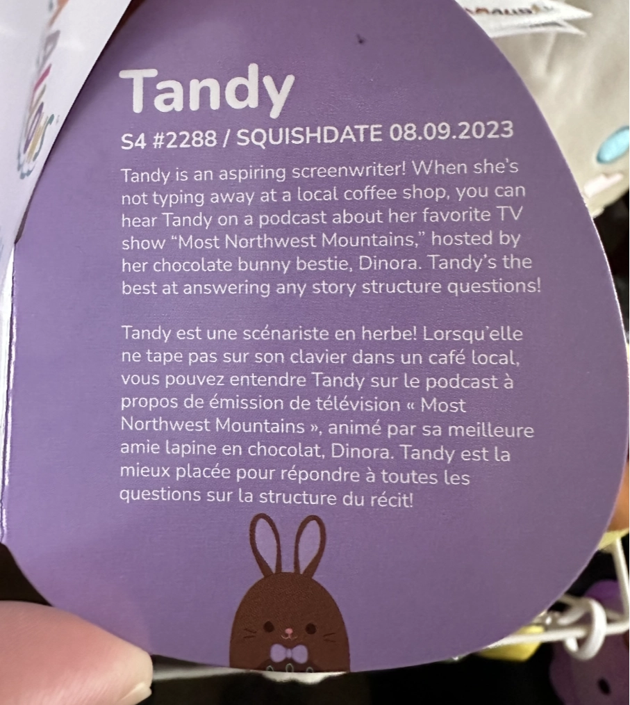 Tandy the Chocolate Bunny Squishmallows Easter 2024, 5B 3.3.23 | SquadApp