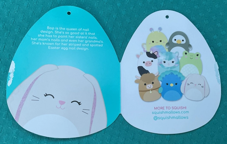 Bop (Glitter Ears) the Bunny Squishmallows Easter | SquadApp