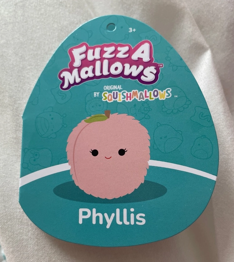 Phyllis (Fuzz-A-Mallows) the Peach Squishmallows | SquadApp
