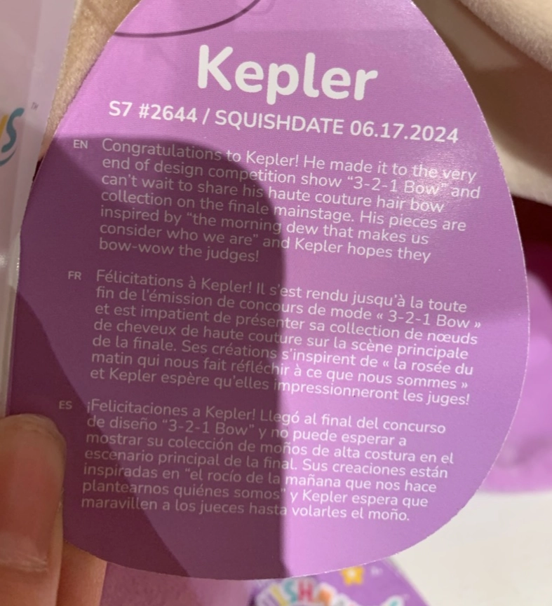 Kepler the Cookie Donkey Squishmallows Easter 2025 | SquadApp