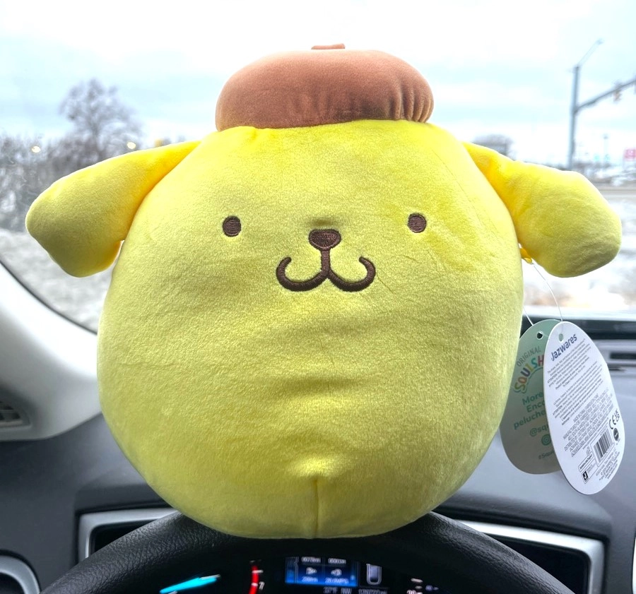 Pompompurin (Plain) the Golden Retriever (Dog) Squishmallows Sanrio ...