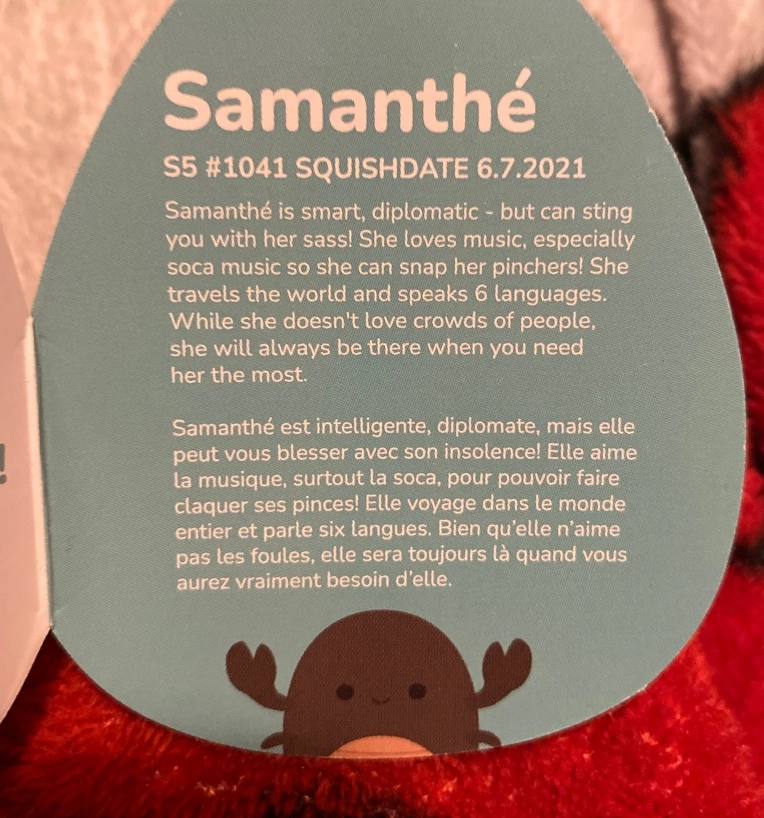 Samanthé the Scorpion Squishmallows Desert | SquadApp