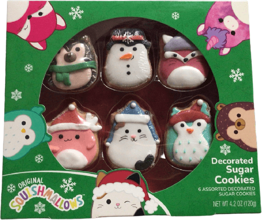 Decorated Sugar Cookies Squishmallows Holiday 2024 | SquadApp