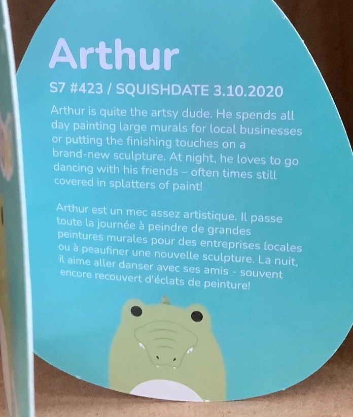 Arthur the Alligator Squishmallows | SquadApp