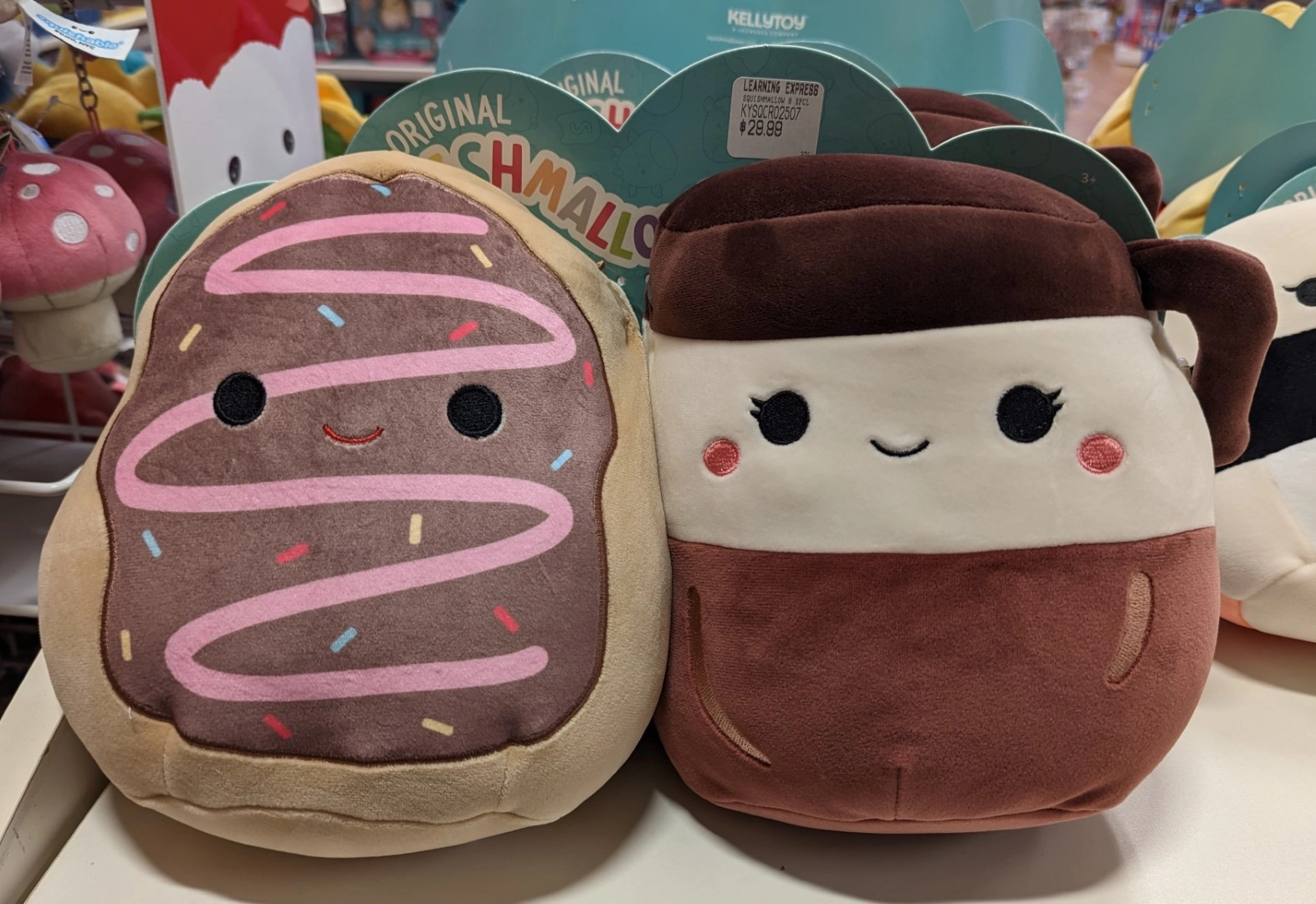 Deja & Aniela (Pair) the Donut Coffee Pot Squishmallows Perfect Pairs ...