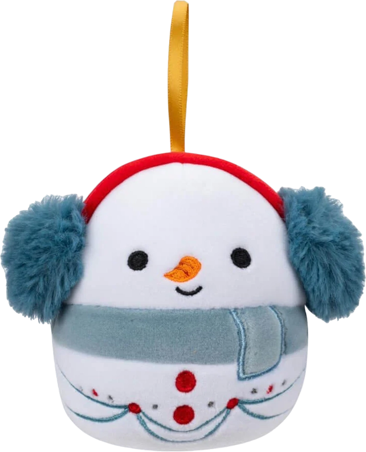 Manny (Blue Earmuffs) the Snowman Squishmallows Holiday 2023 | SquadApp