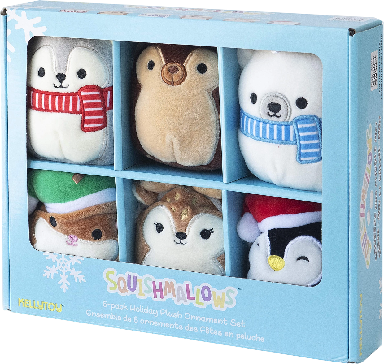 Ornament Set (Holiday 6-Pack) the Box Set Squishmallows Holiday 2019 | SquadApp
