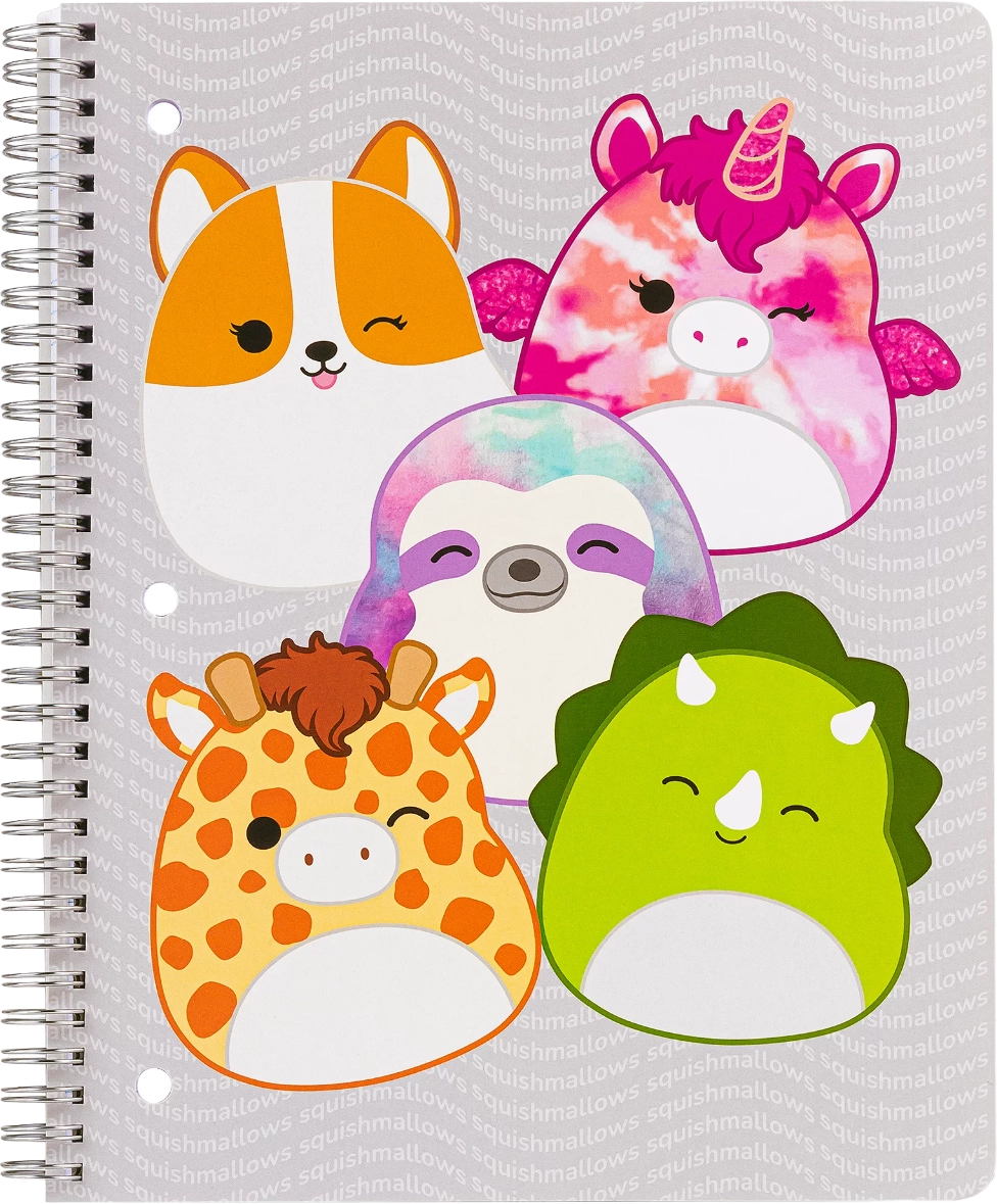 Spiral Notebook the Book Squishmallows School Supplies | SquadApp