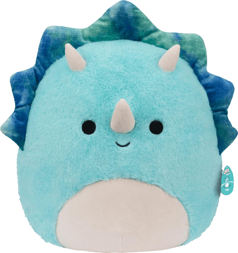 Malik (Fuzz-A-Mallows) the Triceratops Squishmallows | SquadApp