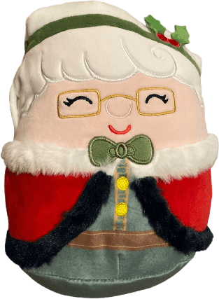 Nicolette (Green/Red) the Mrs. Claus Squishmallows Holiday 2024 | SquadApp