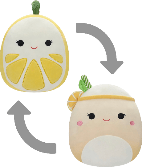 Leticia & Medina the Lemon Lemonade Squishmallows Food | SquadApp