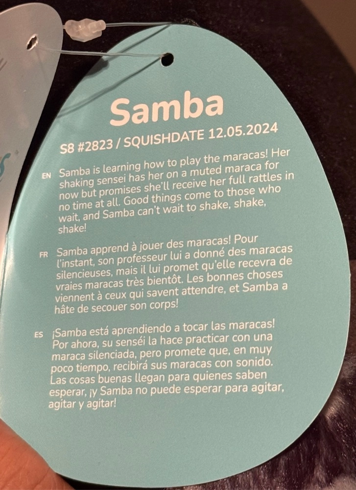 Samba the Parakeet Bird Squishmallows Day of the Dead | SquadApp