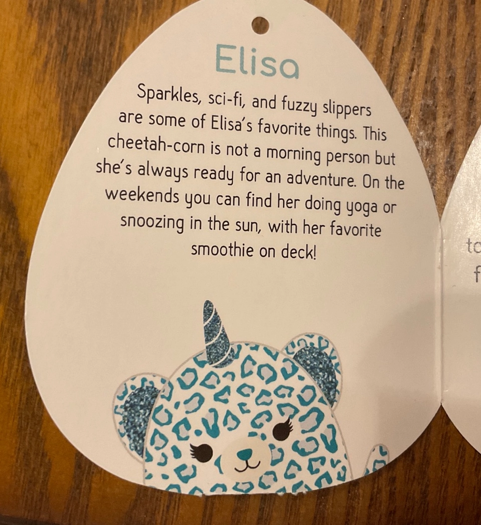 Elisa the Cheetah-Corn Squishmallows Fantasy | SquadApp