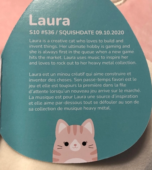 Laura the Cat Squishmallows Pet Shop | SquadApp