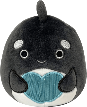 Kai (Valentine Blue Heart) the Orca Squishmallows Valentine 2022 | SquadApp
