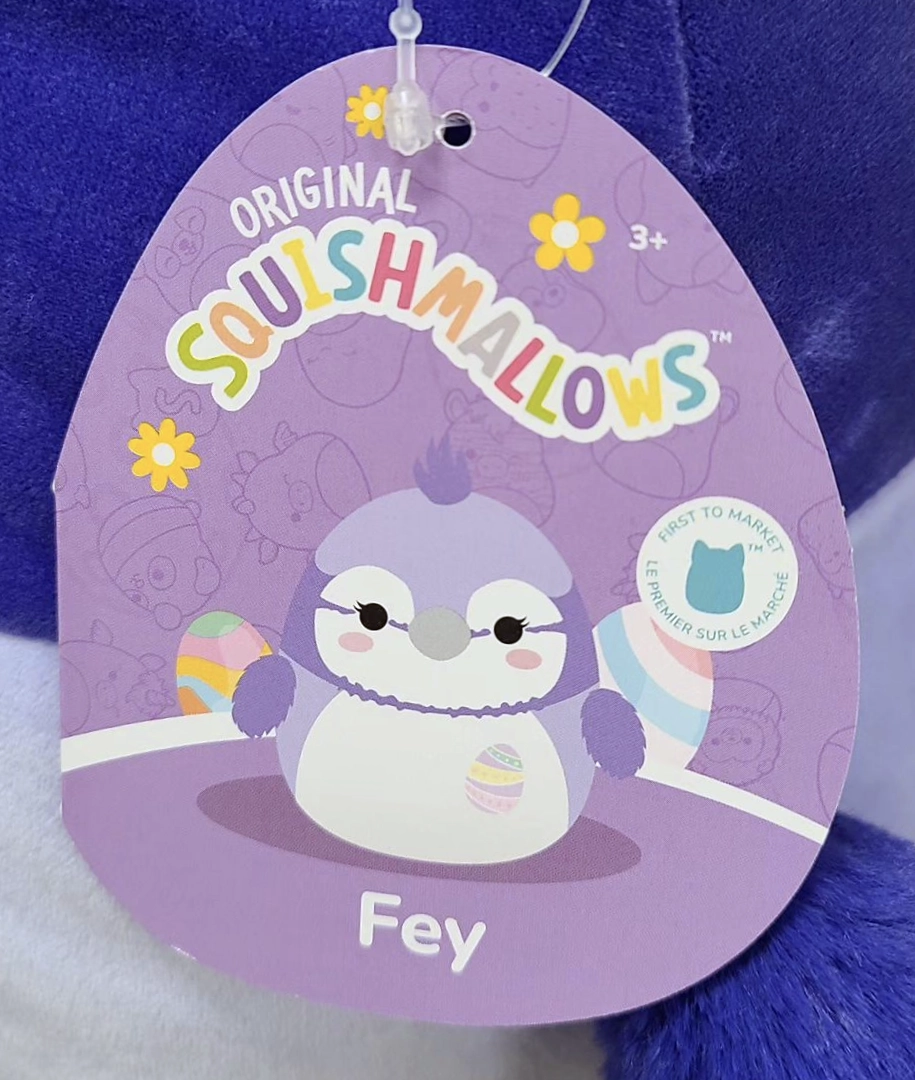 Fey (Egg Patch) the Blue Jay Squishmallows Easter 2024 | SquadApp