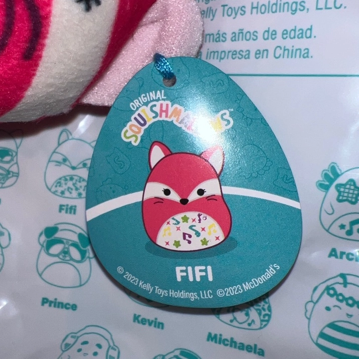 Fifi (Happy Meal Toy) the Fox Squishmallows McDonald's 2023 | SquadApp