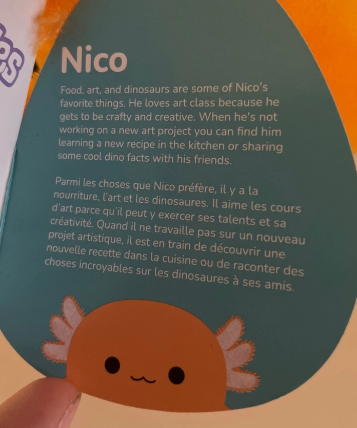 Nico (Stackable) the Axolotl Squishmallows | SquadApp