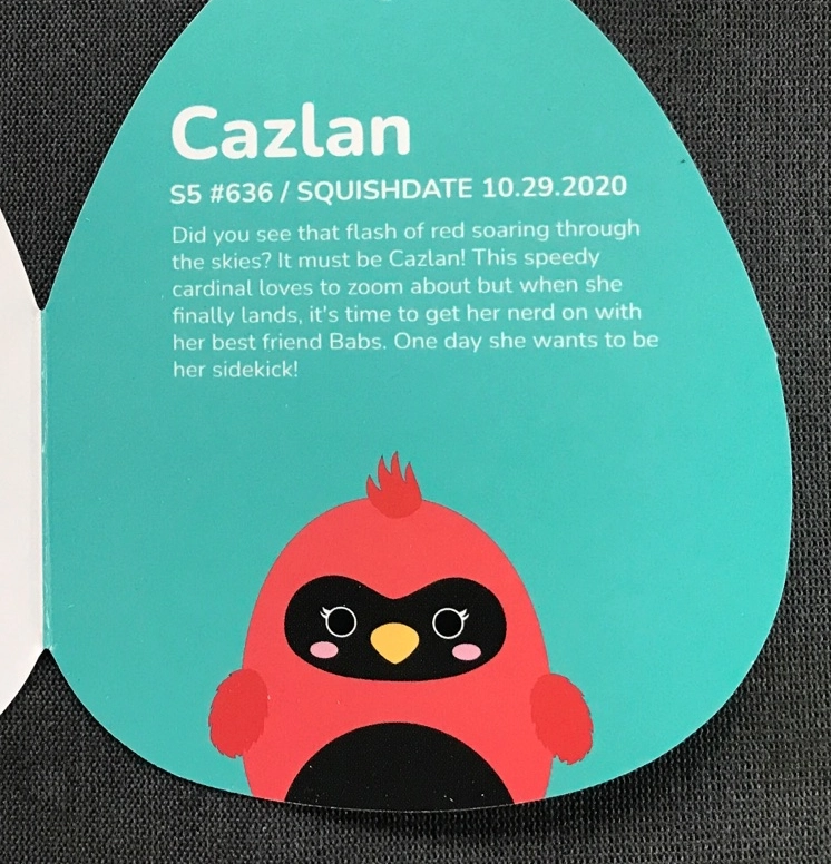 Cazlan the Cardinal Bird Squishmallows Wildlife | SquadApp