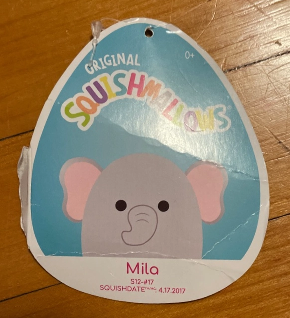 Mila the Elephant Squishmallows Classic,Jungle,Original | SquadApp