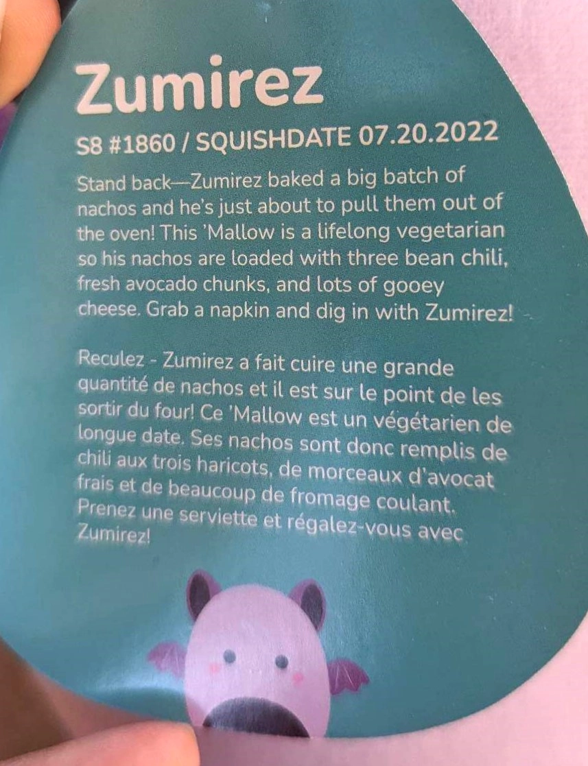 Zumirez the Vampire Bat Squishmallows | SquadApp