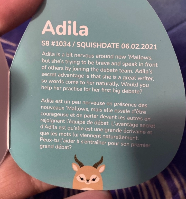 Adila the Antelope Squishmallows Desert | SquadApp